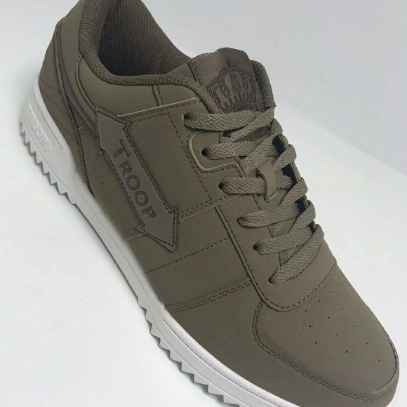 TROOP | Shoes | Mens Troop Crown Ripple Walnut White Lowtop Sneakers ...